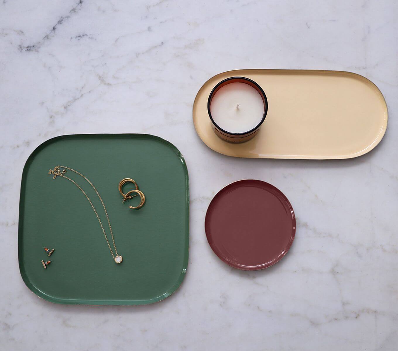 Best Enamel Serving Trays - Grande | Buy Enamel Trays – NAPPA DORI