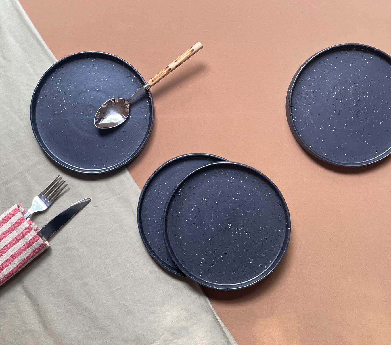 Buy Quarter Plate Set of 4: Traditional Craftsmanship Meets ...