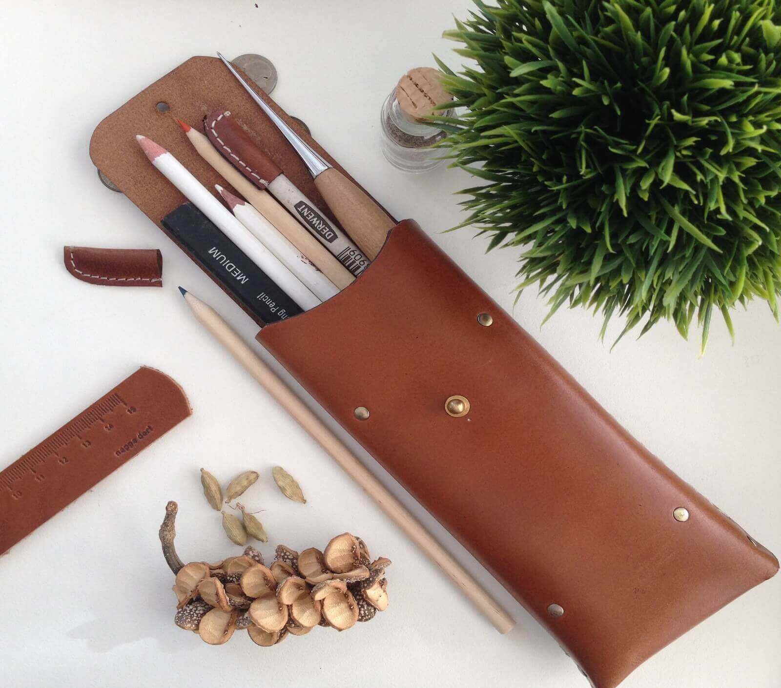 Buy Leather Ruler Online | Ruler cm | Inch ruler – NAPPA DORI