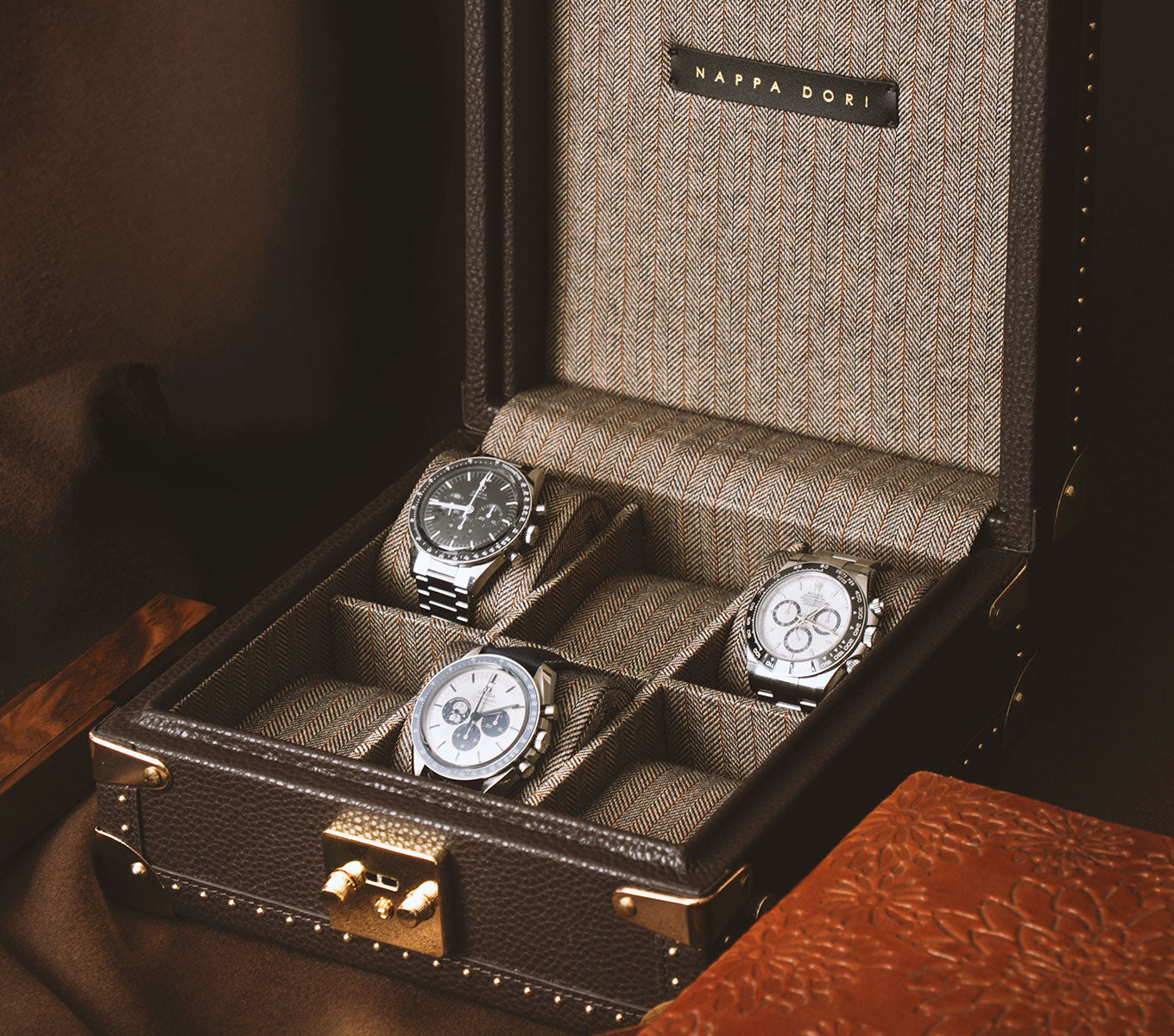 Time Travel Watch Case 6 Slots | Watch Storage Case – NAPPA DORI