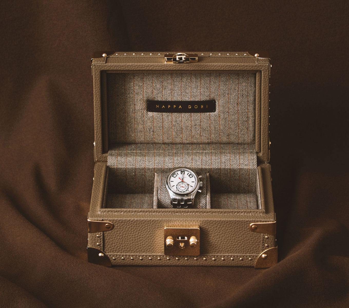 Time Travel Watch Case 3 Slot | Luxury Watch Case – NAPPA DORI